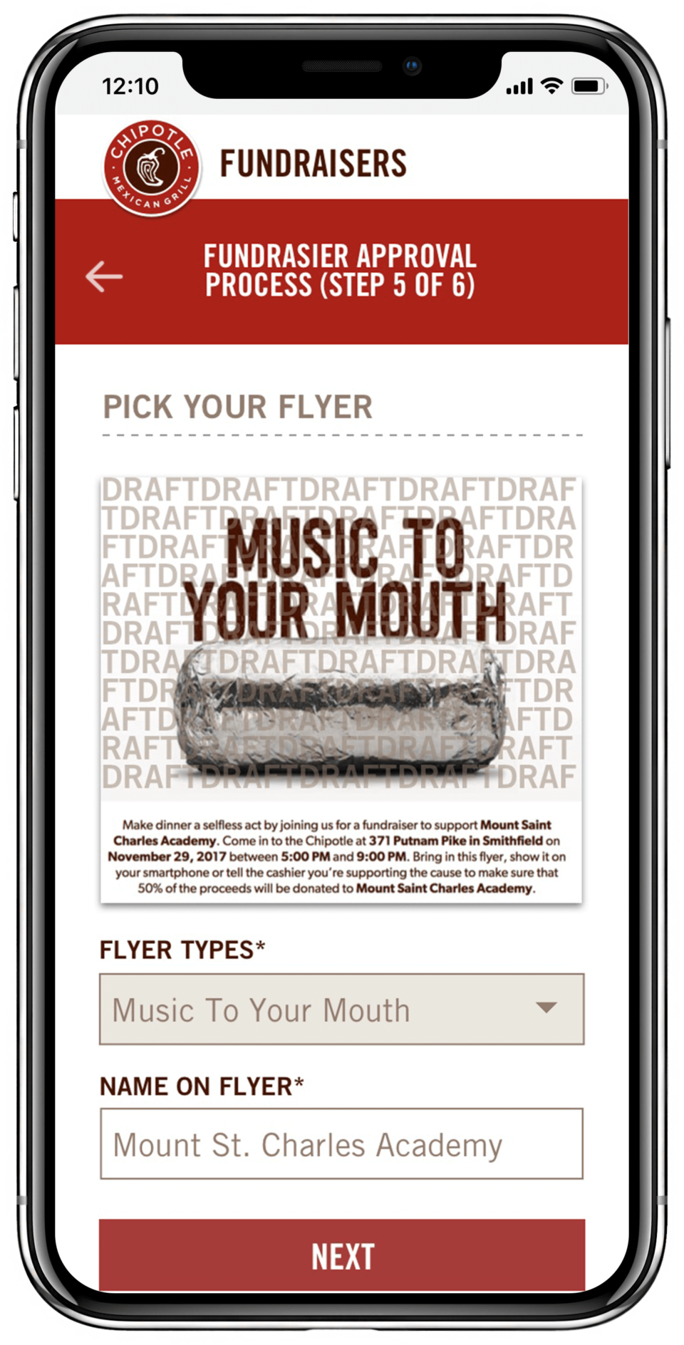 Chipotle Community Fundraising | VOLTAGE